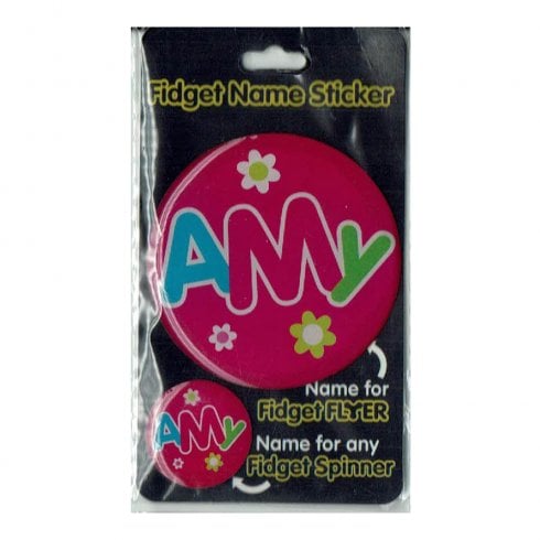 Fidget Flyer Name Stickers Amy | Gold Brothers — Gold Brothers Wholesale