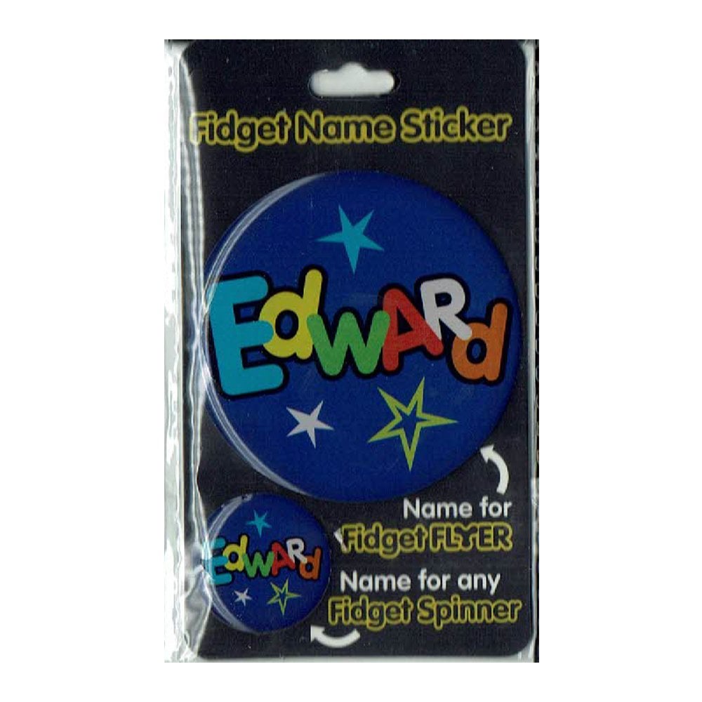 Fidget Flyer Name Stickers Edwards | Gold Brothers — Gold Brothers ...