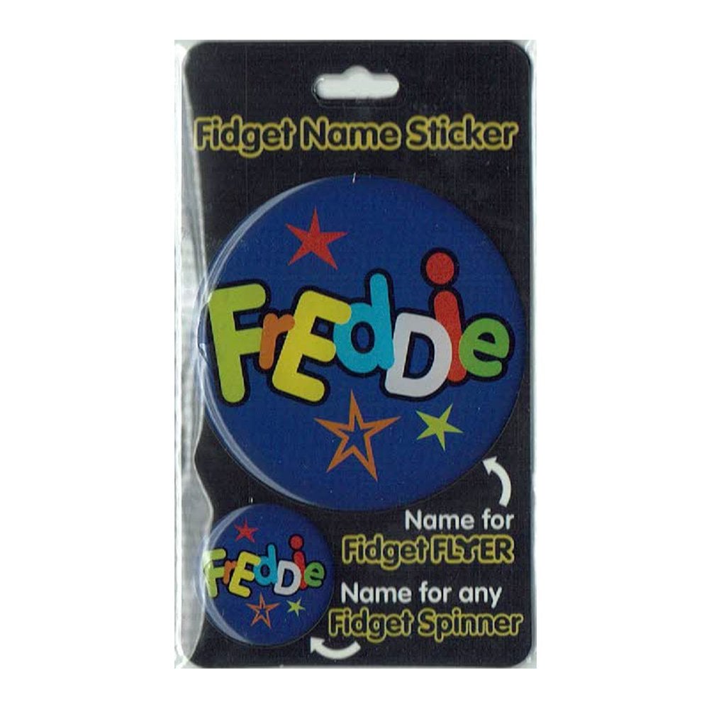 Fidget Flyer Name Stickers Freddie | Gold Brothers — Gold Brothers ...