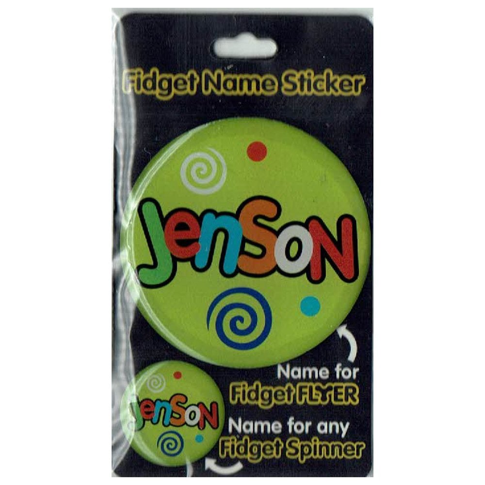 Fidget Flyer Name Stickers Jenson | Gold Brothers — Gold Brothers Wholesale
