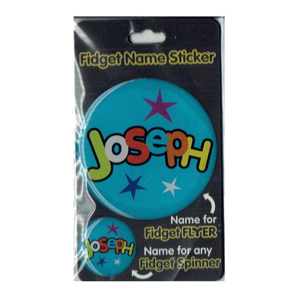 Fidget Flyer Name Stickers Joseph | Gold Brothers — Gold Brothers Wholesale
