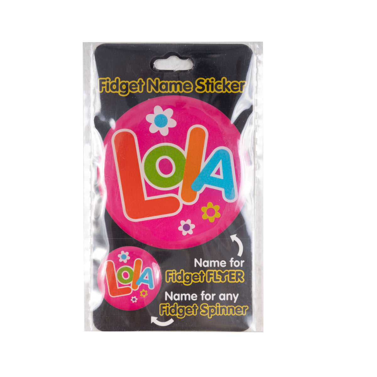 Fidget Flyer Name Stickers Lola | Gold Brothers — Gold Brothers Wholesale