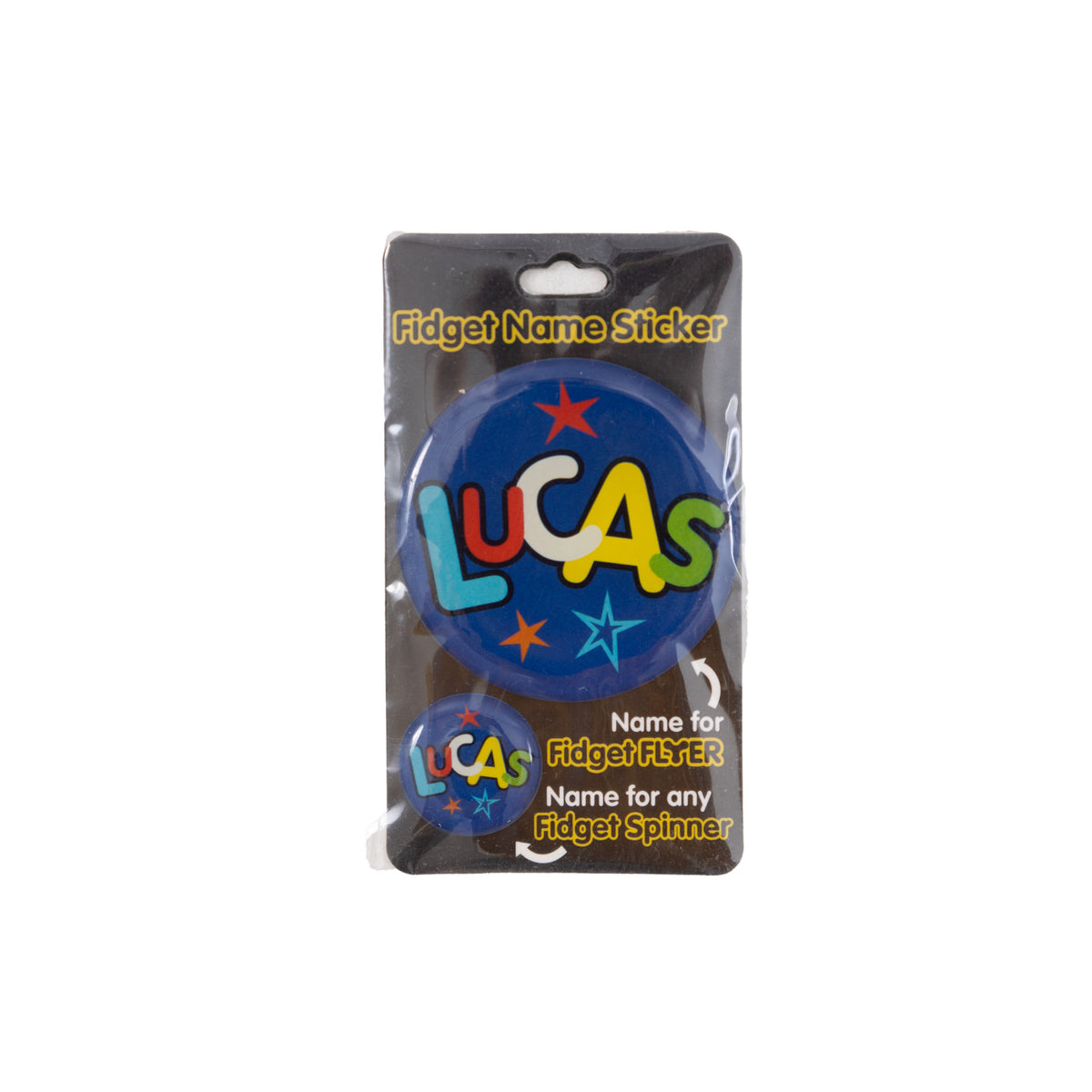 Fidget Flyer Name Stickers Lucas | Gold Brothers — Gold Brothers Wholesale