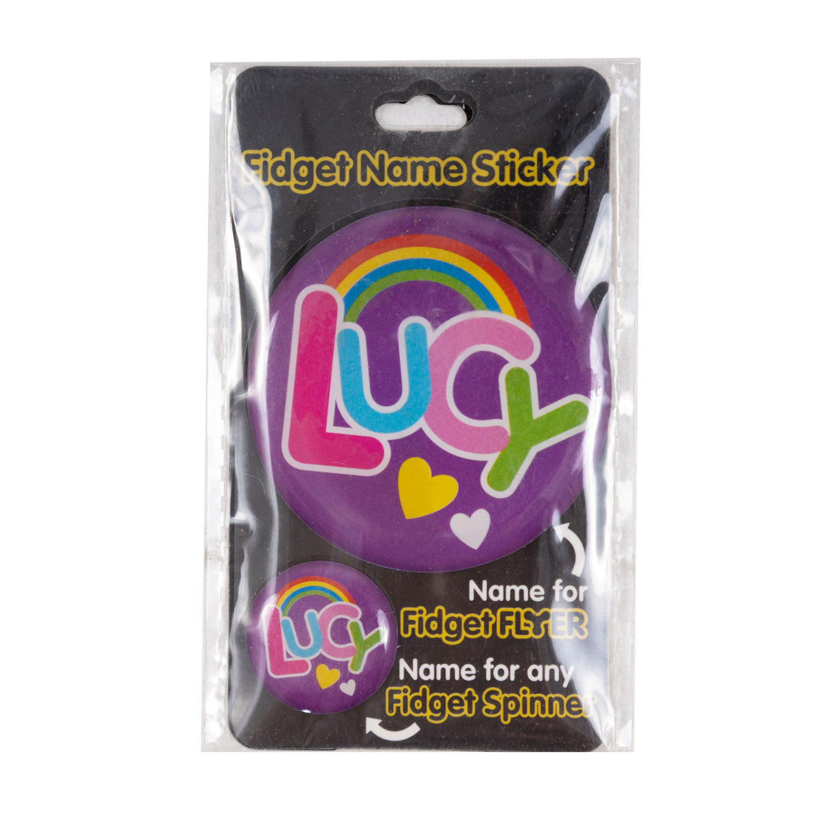Fidget Flyer Name Stickers Lucy | Gold Brothers — Gold Brothers Wholesale