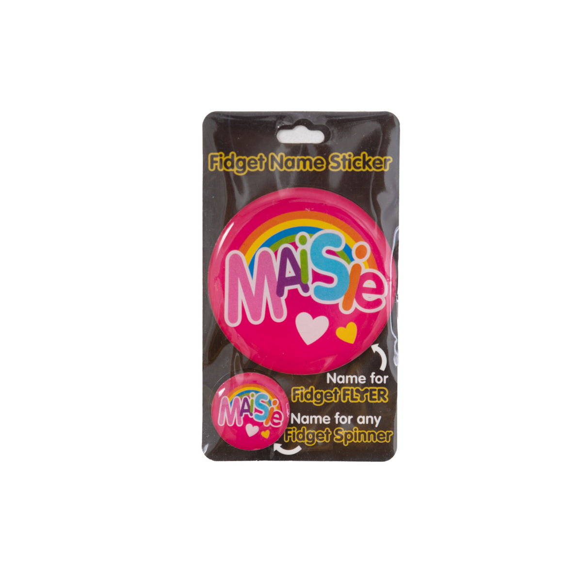Fidget Flyer Name Stickers Maisie | Gold Brothers — Gold Brothers Wholesale