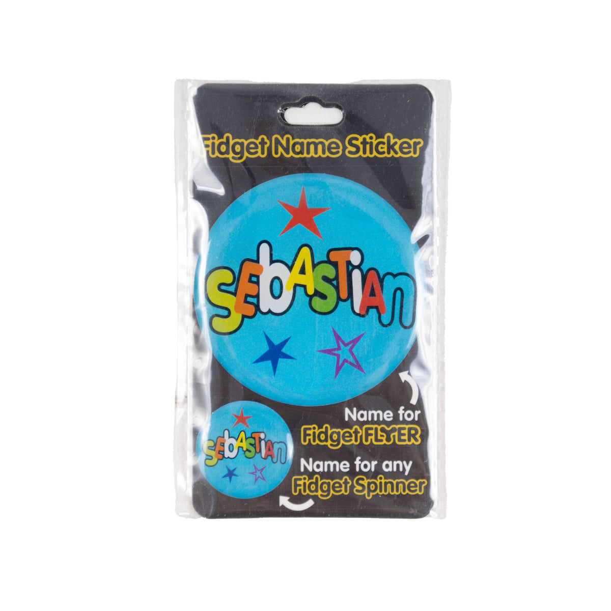Fidget Flyer Name Stickers Sebastian | Gold Brothers — Gold Brothers ...