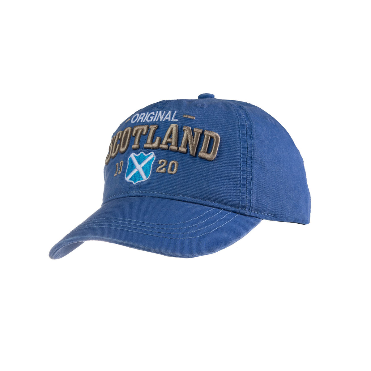 Scotland Vintage Shield Cap Blue | Gold Brothers — Gold Brothers Wholesale
