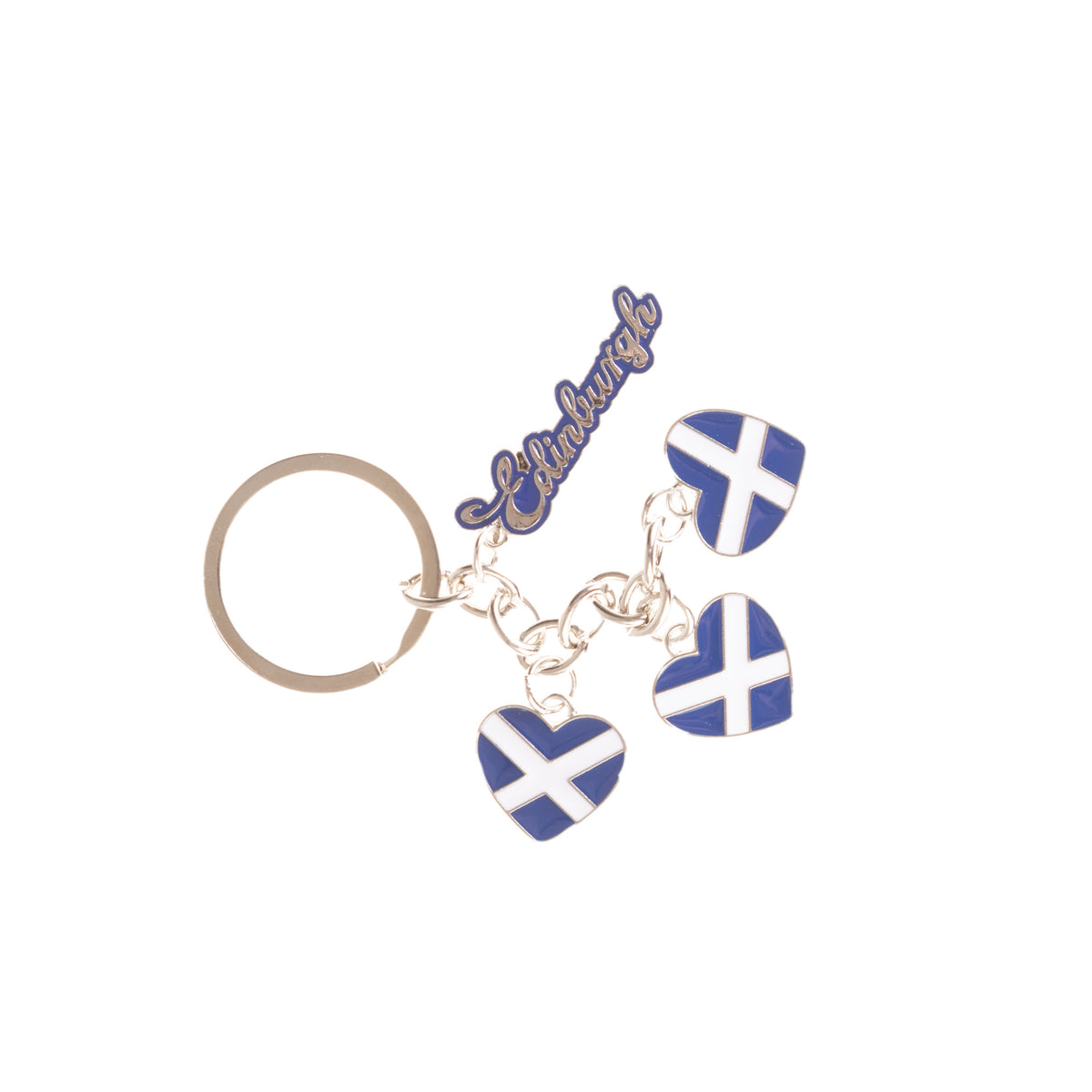 Saltire Heart Keyring | Gold Brothers — Gold Brothers Wholesale