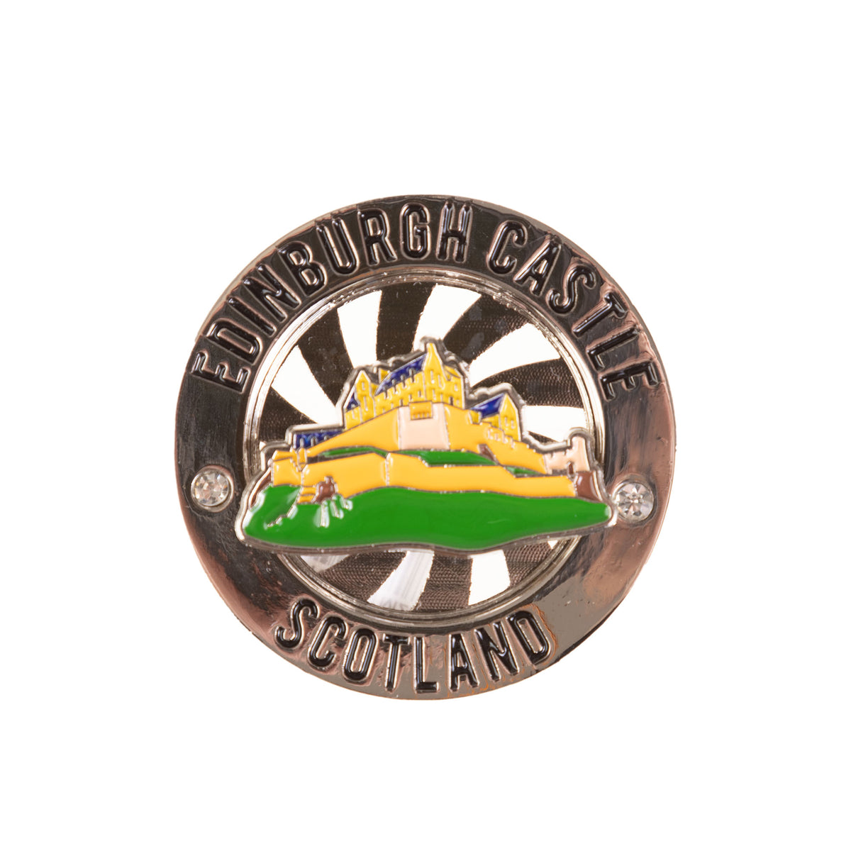 Spinner Magnet - Edinburgh Castle | Gold Brothers — Gold Brothers Wholesale