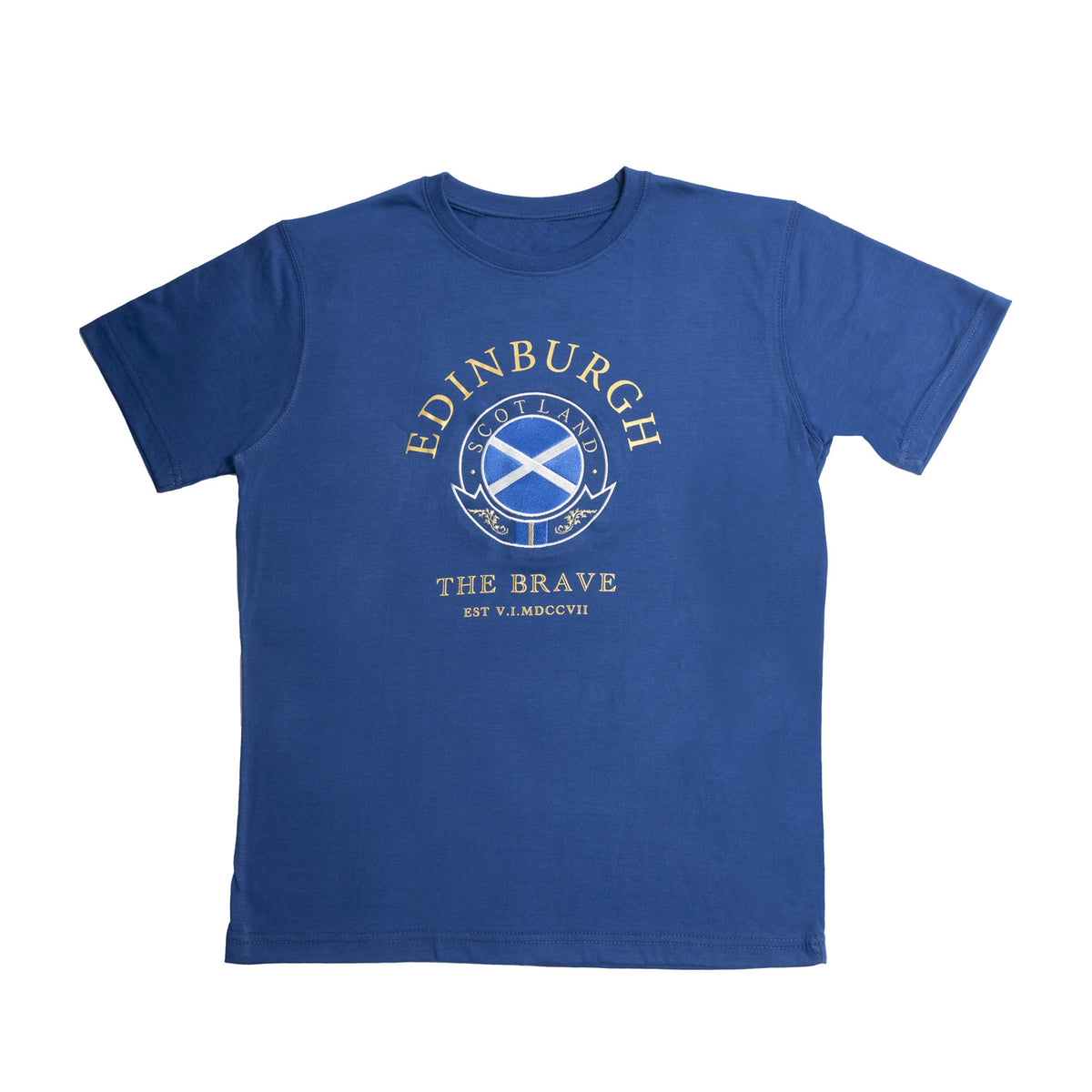T-Shirt Gold Circle Edin/Scot/Flag/Brave | Gold Brothers — Gold ...