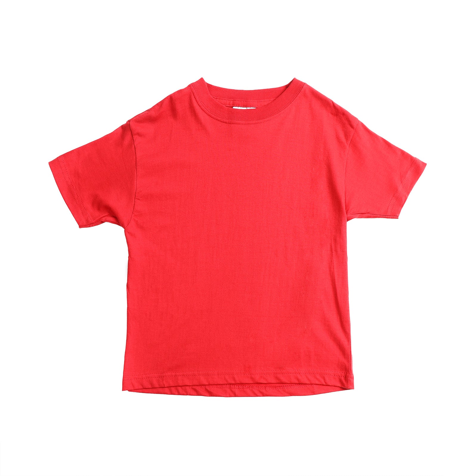 Kids Plain T/Shirt Red | Gold Brothers — Gold Brothers Wholesale