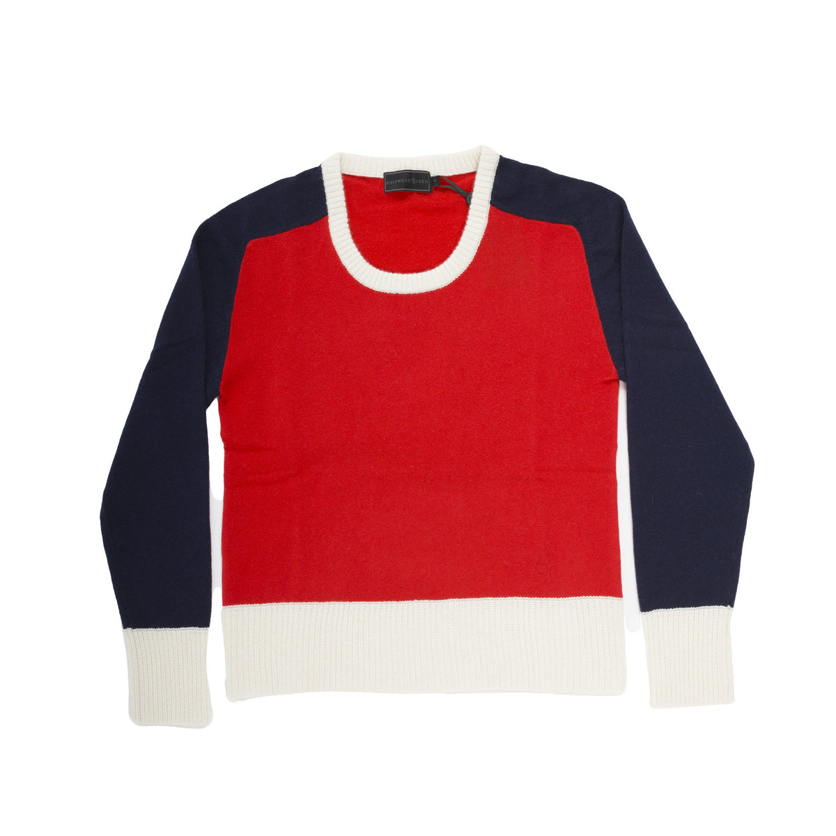 100% Cashmere Alex Crew Neck Crimson | Gold Brothers — Gold Brothers ...