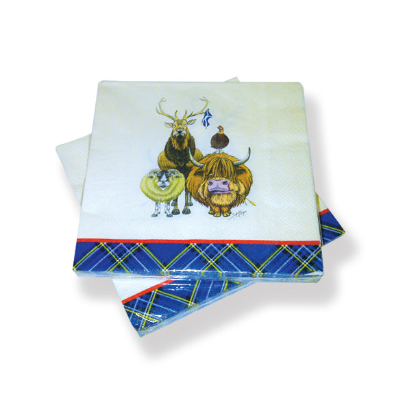 Welcome To Scotland Napkins | Gold Brothers — Gold Brothers Wholesale