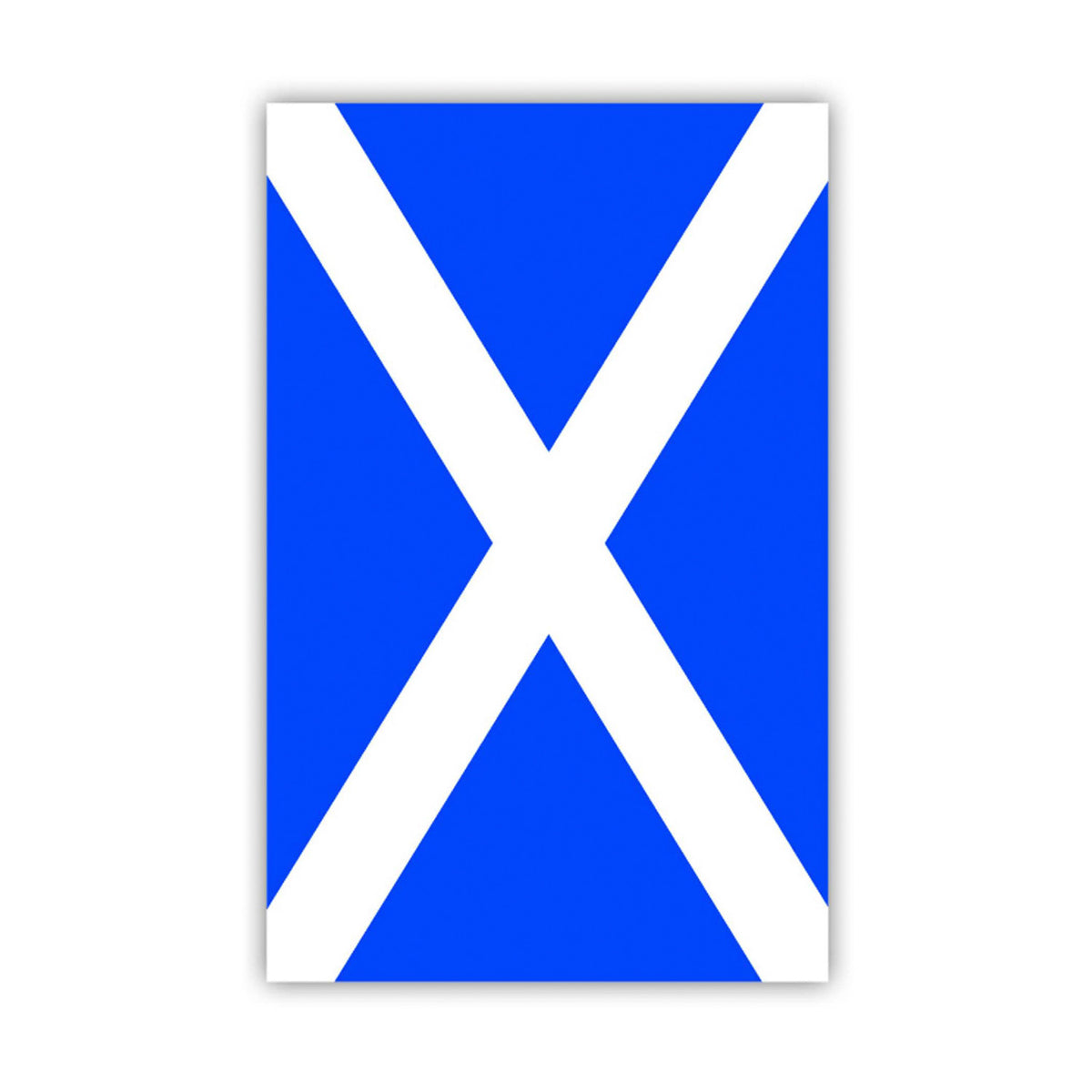 Saltire Flag Sticker | Gold Brothers — Gold Brothers Wholesale