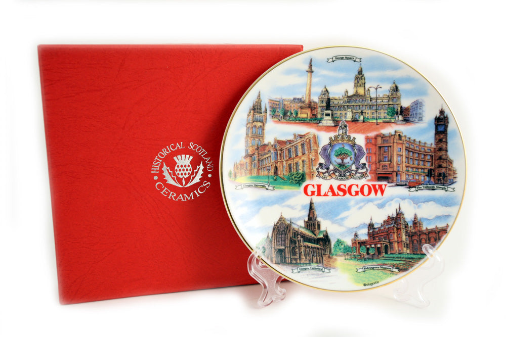 Historical Scotland Glasgow Plate Large | Gold Brothers — Gold Brothers ...